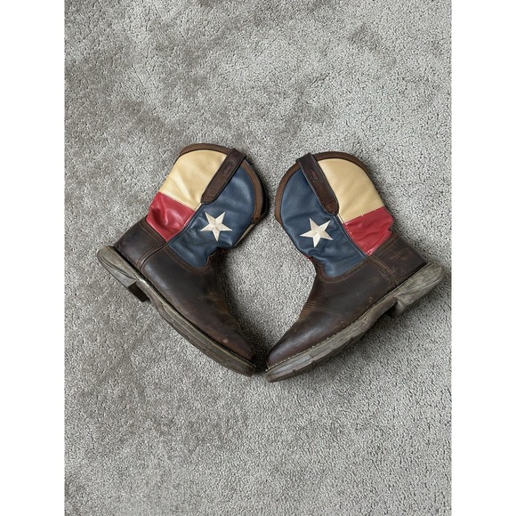 Durango | Shoes | Vintage Mens Durango Sq Toe Cowboy Dark Rbown Boots ...